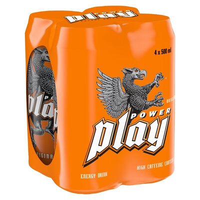 Power Play Original Energy Drink 500ml x 4 | PnP