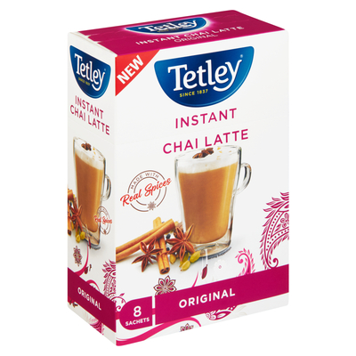 Tetley Original Instant Chai Latte 8 Pack | PnP