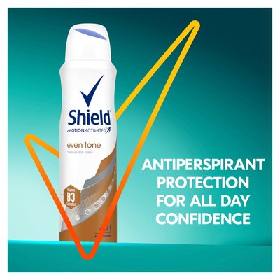 Shield Women Even Tone Antiperspirant Deodorant Body Spray 150ml | PnP