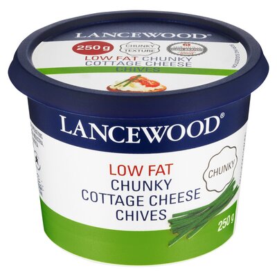 Lancewood Low Fat Chunky Cottage Cheese & Chives 250g | PnP