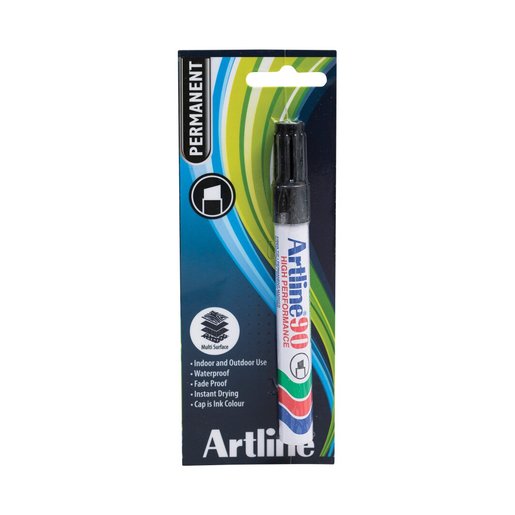 Artline Black Permanent Marker Ek90 | PnP