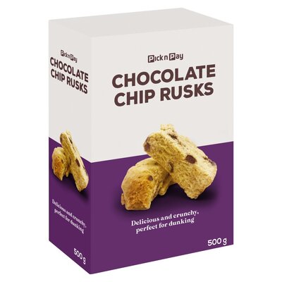 PnP Limited Edition Chocolate Chip Rusks 500g | PnP
