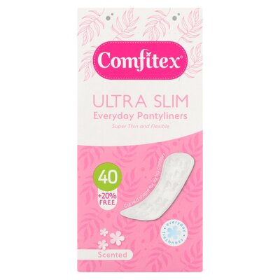 Comfitex Ultra Slim Pantyliner Scented 40 Pack | PnP