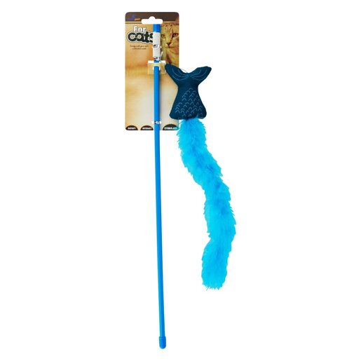 Fluppy Cat Teaser Wand & Feather P613174 | PnP