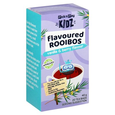 PnP Kidz Vanilla Berry Flavour Rooibos 20 Pack x 1512 | PnP