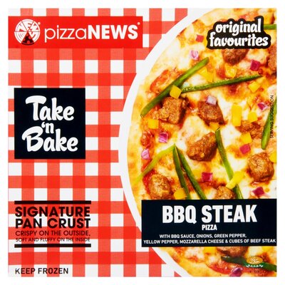 Pizza News Pan Crust Frozen BBQ Steak Pizza 330g | PnP