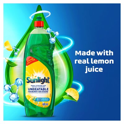 Sunlight Regular Degreasing Dishwashing Liquid Detergent 400ml | Smart ...