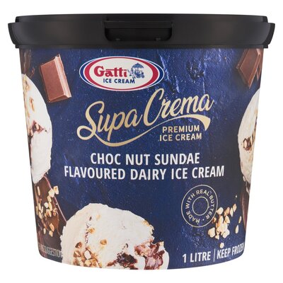 SUPA CREMA CHOC NUT SUNDAE ICE CREAM 1L | PnP