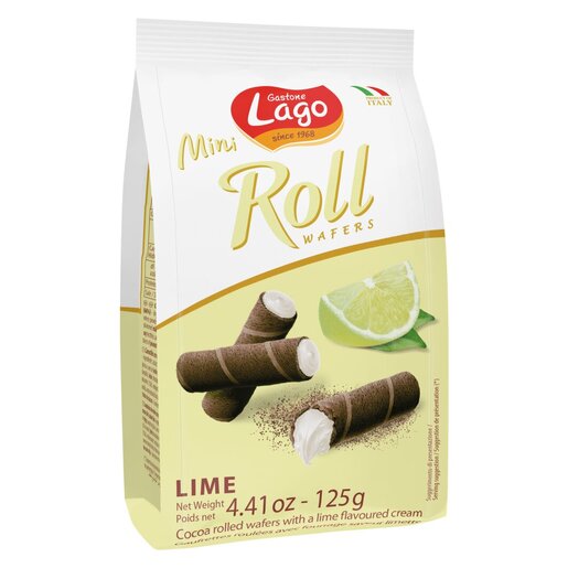 Lago Mini Roll Lime Wafers 125g | PnP