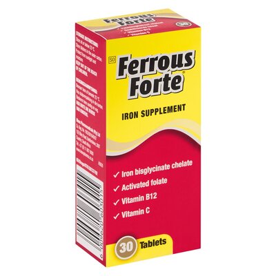 Ferrous Forte 30 Tablets | PnP
