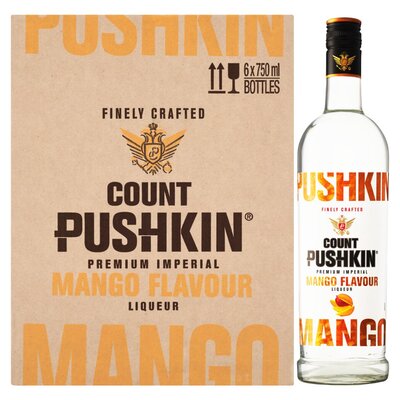 Count Pushkin Mango Vodka 750ml x 6 | PnP