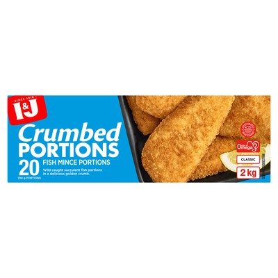 I&J Crumbed Fish Mince Portions 2kg | PnP