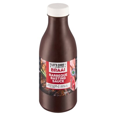 Pnp Let's Cook Braai Barbeque Basting Sauce 500ml | PnP