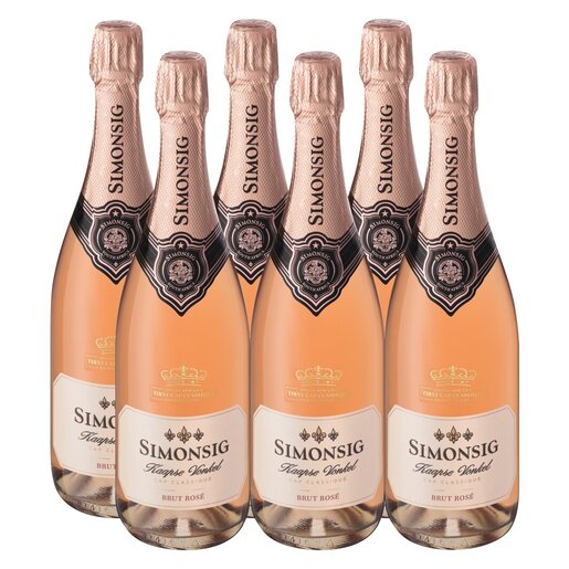 Simonsig Kaapse Vonkel Rose Brut 750ml x 6 | PnP