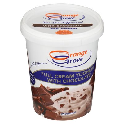 Orange Grove Full Cream Chocolate Yoghurt 500ml | PnP