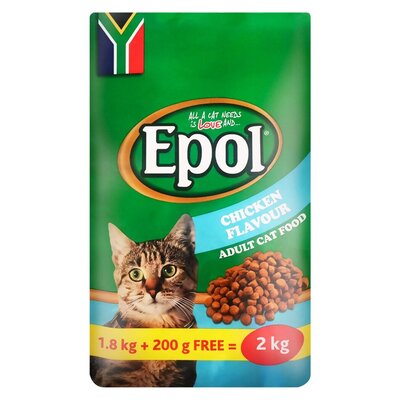 Epol Chicken Flavour Adult Cat Food 2kg | PnP