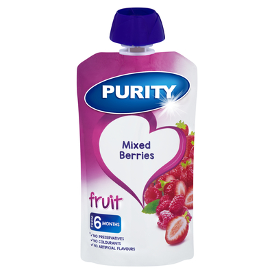 Purity Pouch Mixed Berries 110ml from 6 Months | Smart Price Specials ...