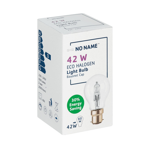 PnP No Name 42W Eco Halogen Light Bulb | PnP