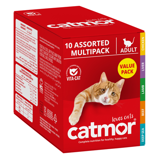 Catmor Cat Food Adult Multipack 10x70g | PnP