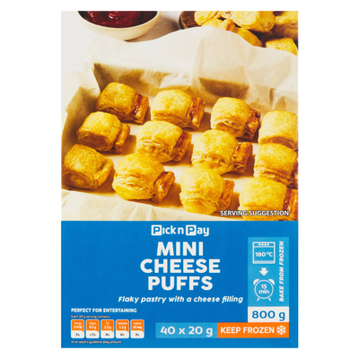 PnP Mini Cheese Puffs 40 Pack 800g | PnP