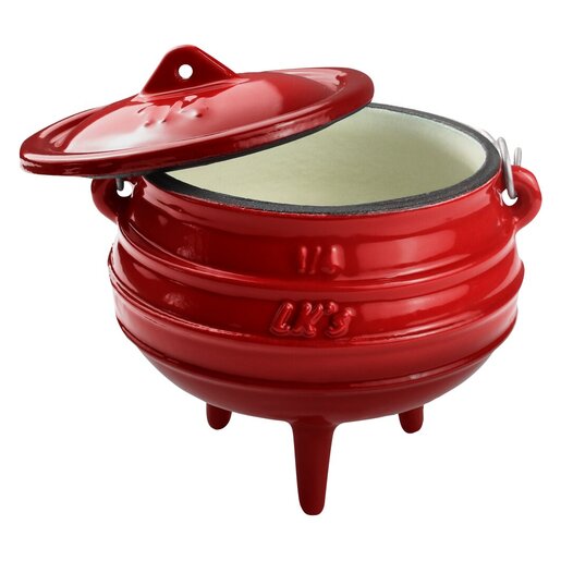 Lk's Red Enamel 1/4 3-legged Pot 1.4kg | Smart Price Specials | PnP Home