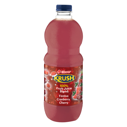 Clover Krush Festive Cranberry Cherry 100% Fruit Juice Blend 1.5L | PnP