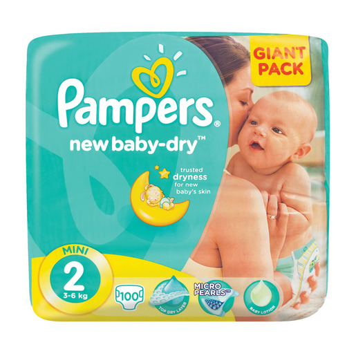 Pampers Active Baby Nappies Mini Giant Pack 100s | PnP
