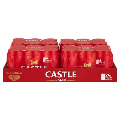 Castle Lager Beer Can 24 x 330ml | PnP