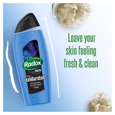 Radox Men Feel Exhilarated Guarana & Rock Crystal Body Wash 400ml | PnP