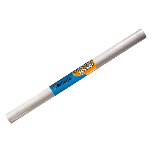 Butterfly Clear Self-Adhesive Book Wrap 2m | PnP