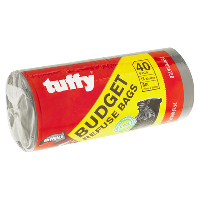 Tuffy Budget Refuse Bags 40 Pack | PnP