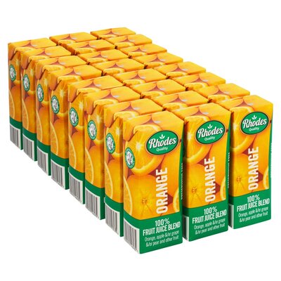 Rhodes 100% Fruit Juice Blend Orange 200ml x 24 | PnP