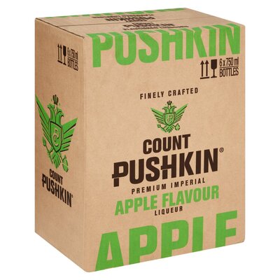 Count Pushkin Apple Vodka 750ml x 6 | PnP