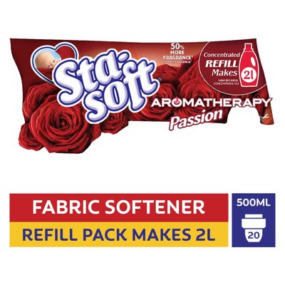 Sta-Soft Aromatherapy Passion Fabric Softener Refill 500ml | PnP