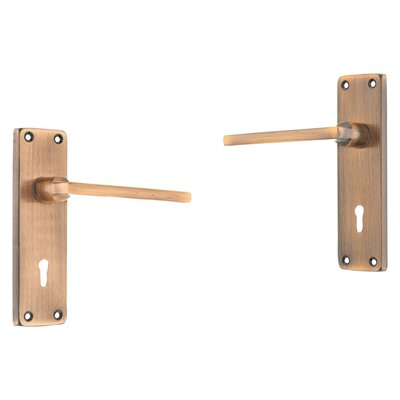 Fort Knox 2-Lever No.6 Burchell Brushed Bronze Lockset | Smart Price ...