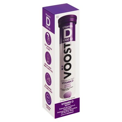 Voost Vitamin D Berry Fizzy 20 Effervescent Tablets | PnP