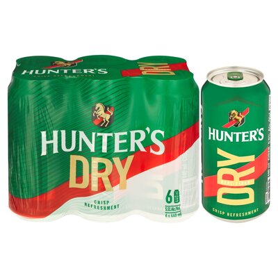 Hunters Dry Can 6 x 440ml | PnP