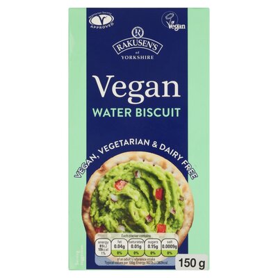 Rakusen's Vegan Water Biscuits 150g | PnP
