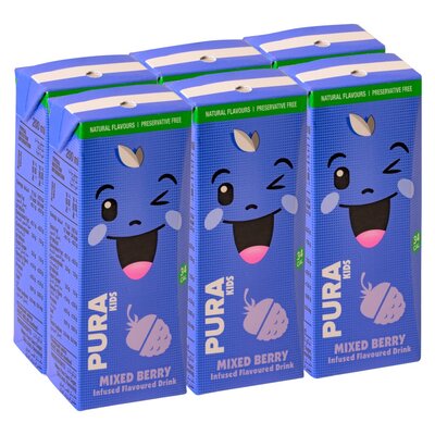Pura Kids Mixed Berry Infused 6 x 200ml | PnP