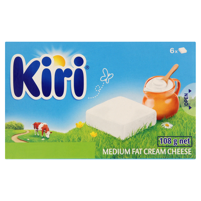 Kiri Medium Fat Cream Cheese 6 x 108g | PnP