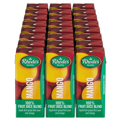 Rhodes 100% Fruit Juice Blend Mango 200ml x 24 | PnP