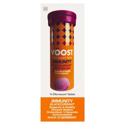 Voost Immunity Blackcurrant Fizzy 10 Effervescent Tablets | PnP