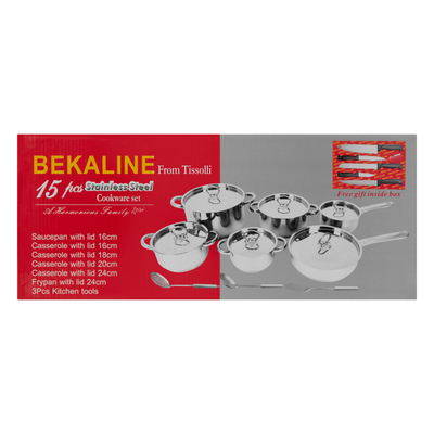Tissolli Bekaline Cookware Set 15 Piece | PnP