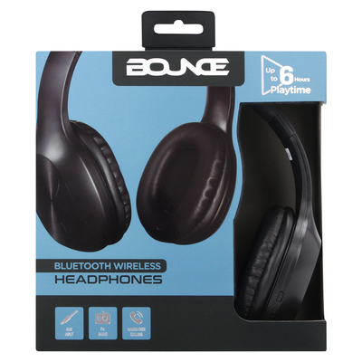 Bounce Samba Series Bluetooth Headphone Gun Metal | PnP