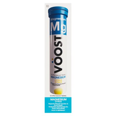Voost Magnesium Citrus Fizzy 20 Effervescent Tablets | PnP