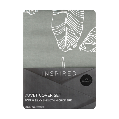 Inspired Duvet Summer Palm Set King | PnP