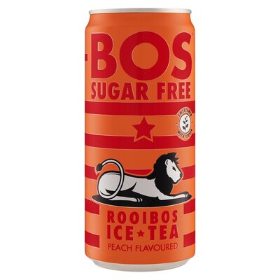 Bos Ice Tea Sugar Free Peach 300ml | PnP