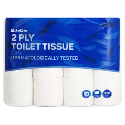 PnP 2 Ply Toilet Paper 24 Pack | PnP