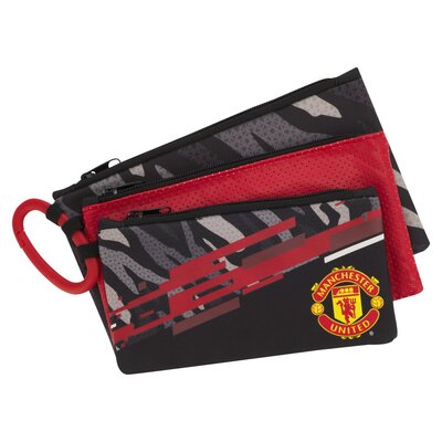 Man United 3 Compartment Pencil Case | PnP