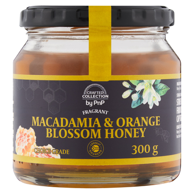 Crafted Collection Macadamia Orange Blossom Honey 300g | PnP